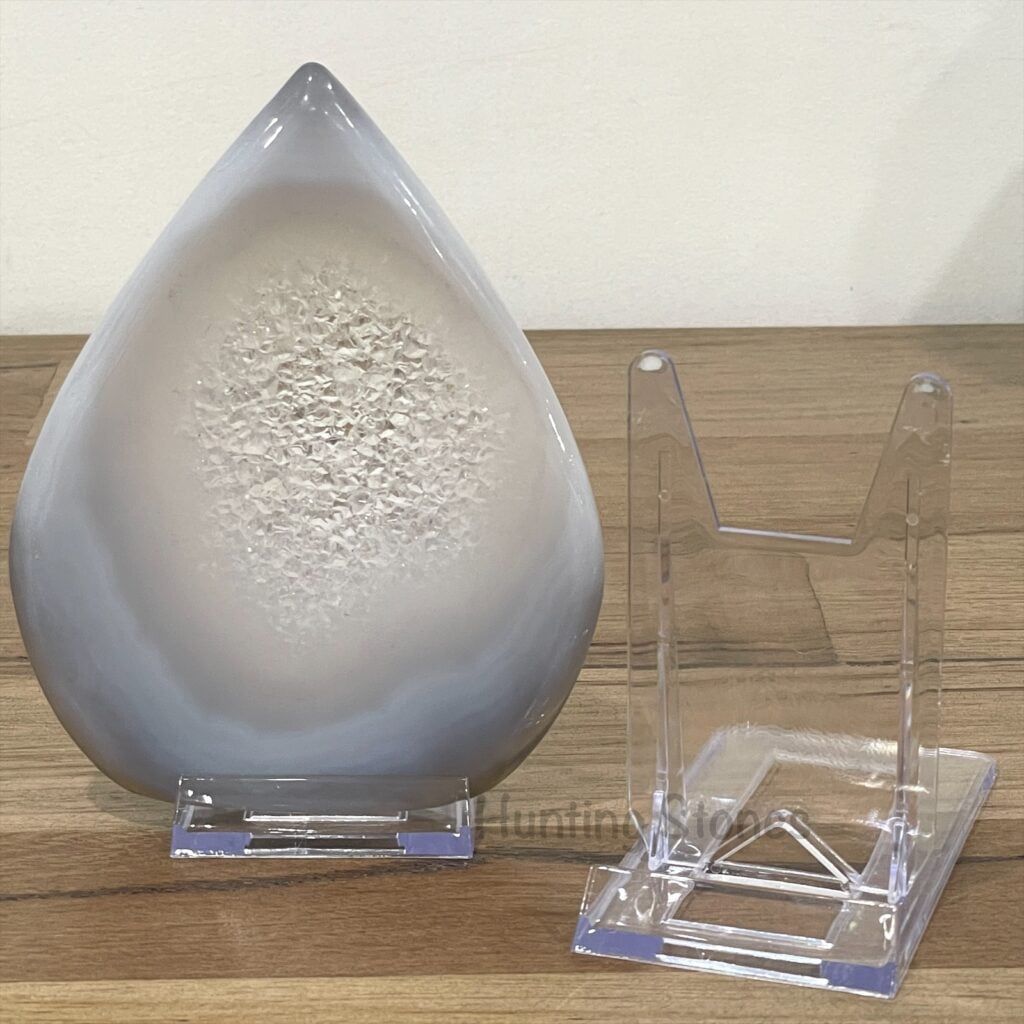 Clear Crystal Display Stand - 10cm High 6cm Wide Adjustable - Hunting ...
